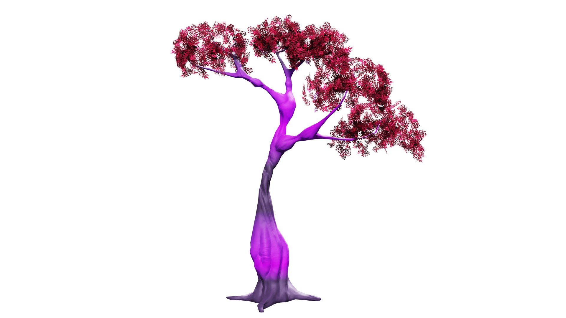 Low Poly Stylized Alien Tree 3D Model - TurboSquid 2197724