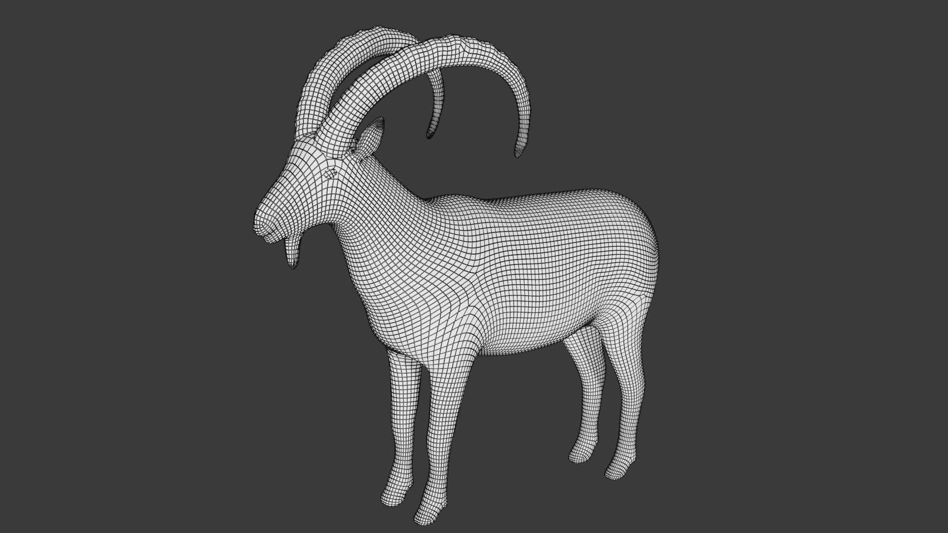 3D Model Rigged Low Poly Ibex - TurboSquid 1812526