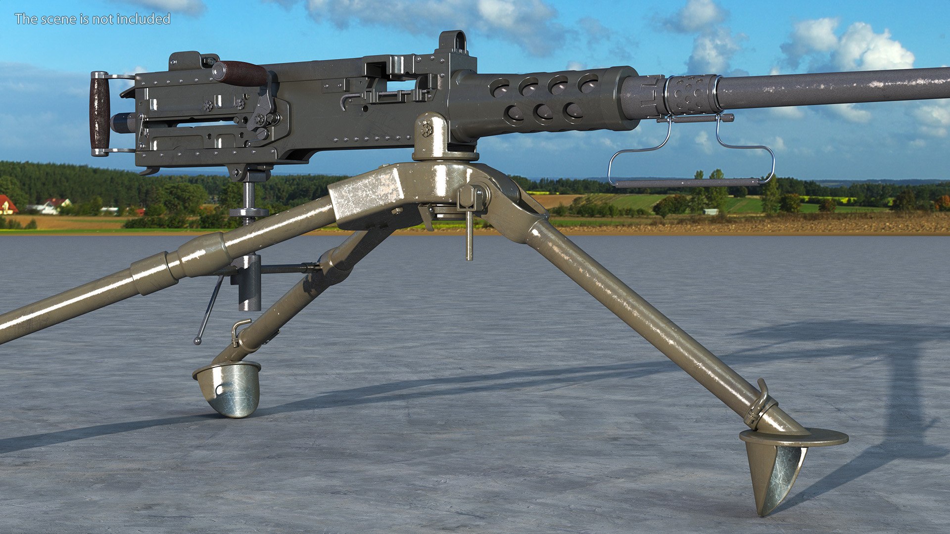 Mounted Heavy Machine Gun Browning M2 Model - TurboSquid 2152664