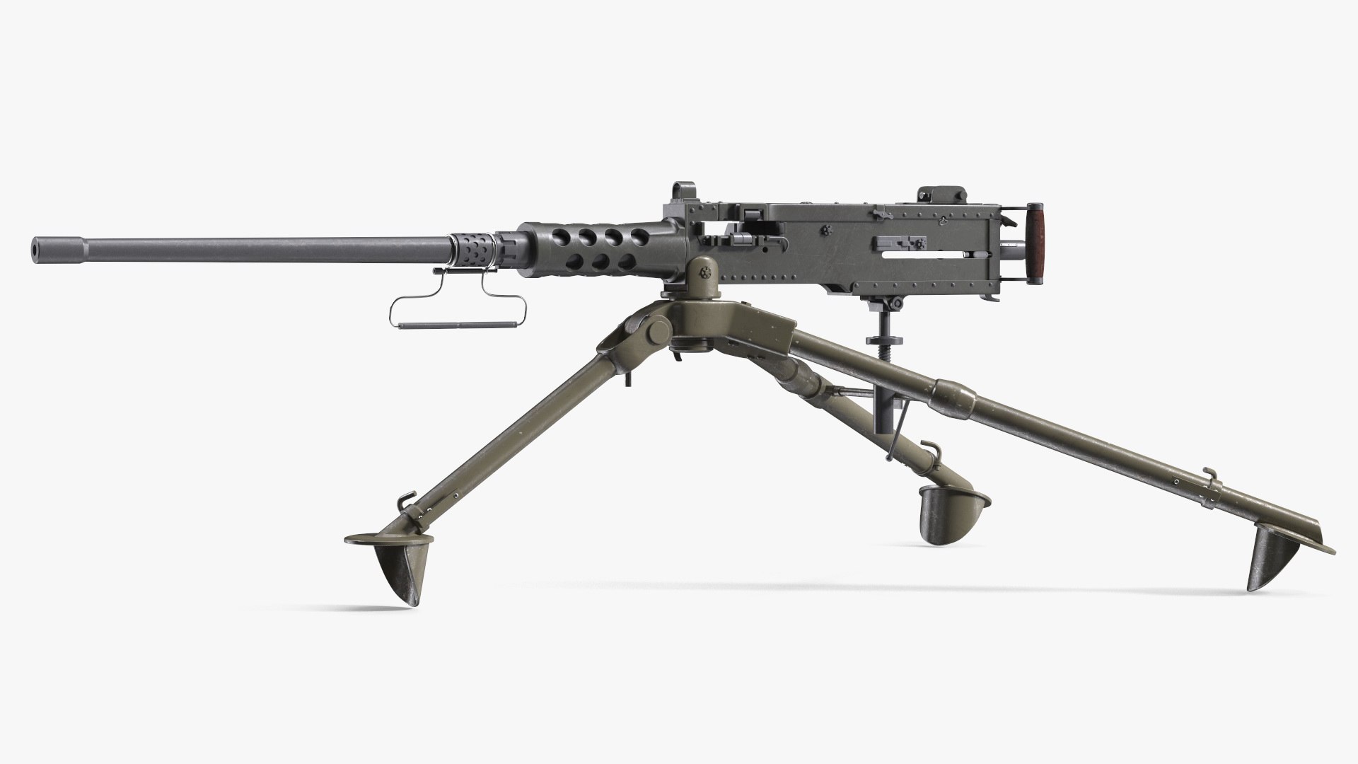 Mounted Heavy Machine Gun Browning M2 Model - TurboSquid 2152664