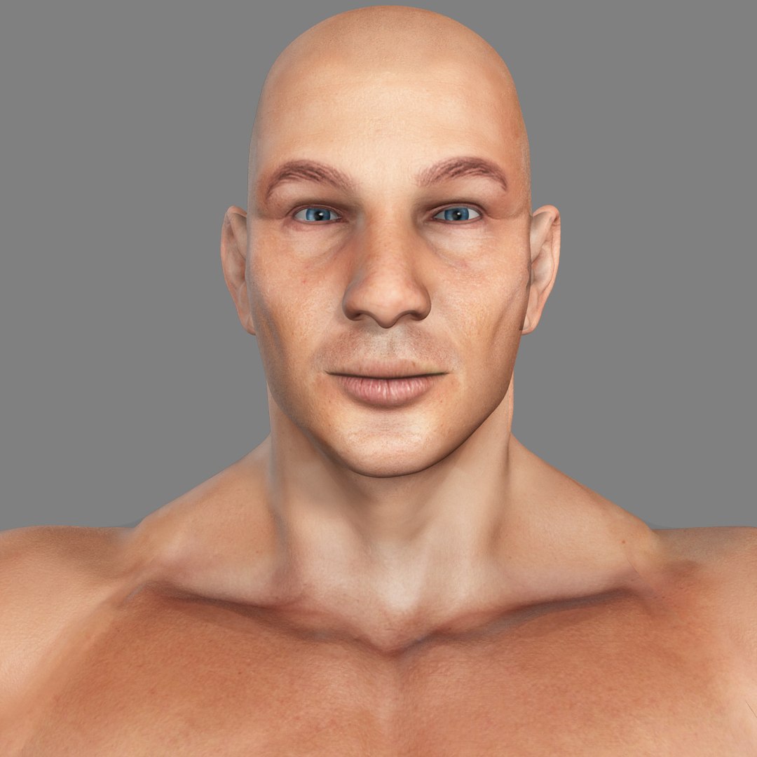 3d Muscular Male