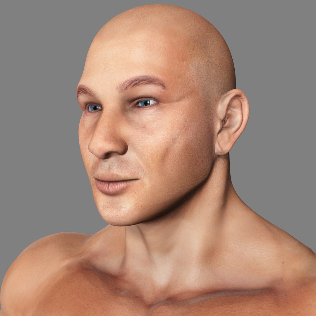 3d Muscular Male