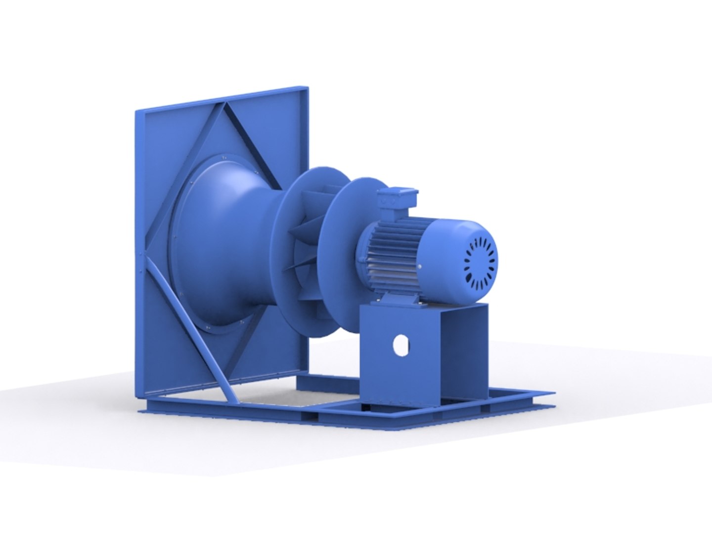 3D Ahu Fan Motor - TurboSquid 1220529