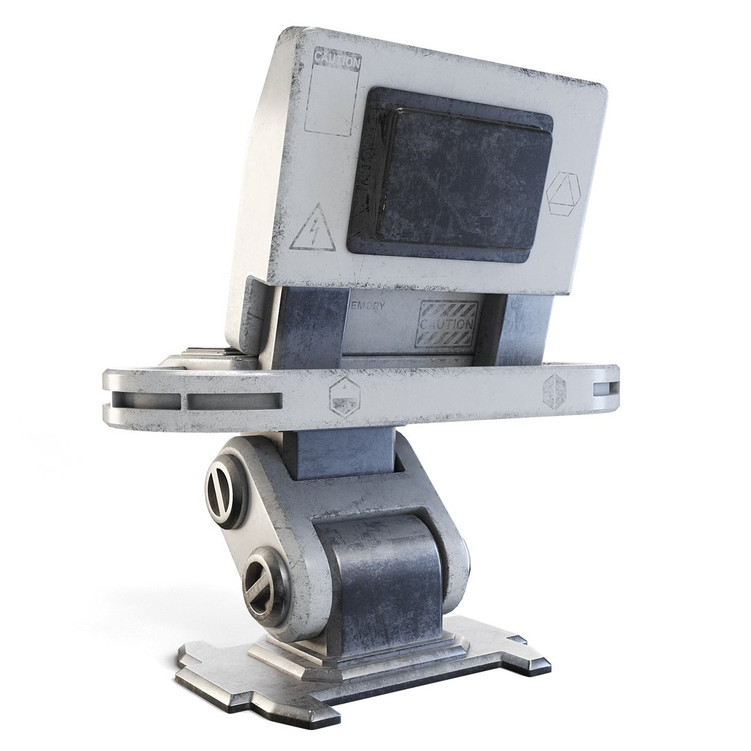 Space Station Computer 3D Model - TurboSquid 2199279