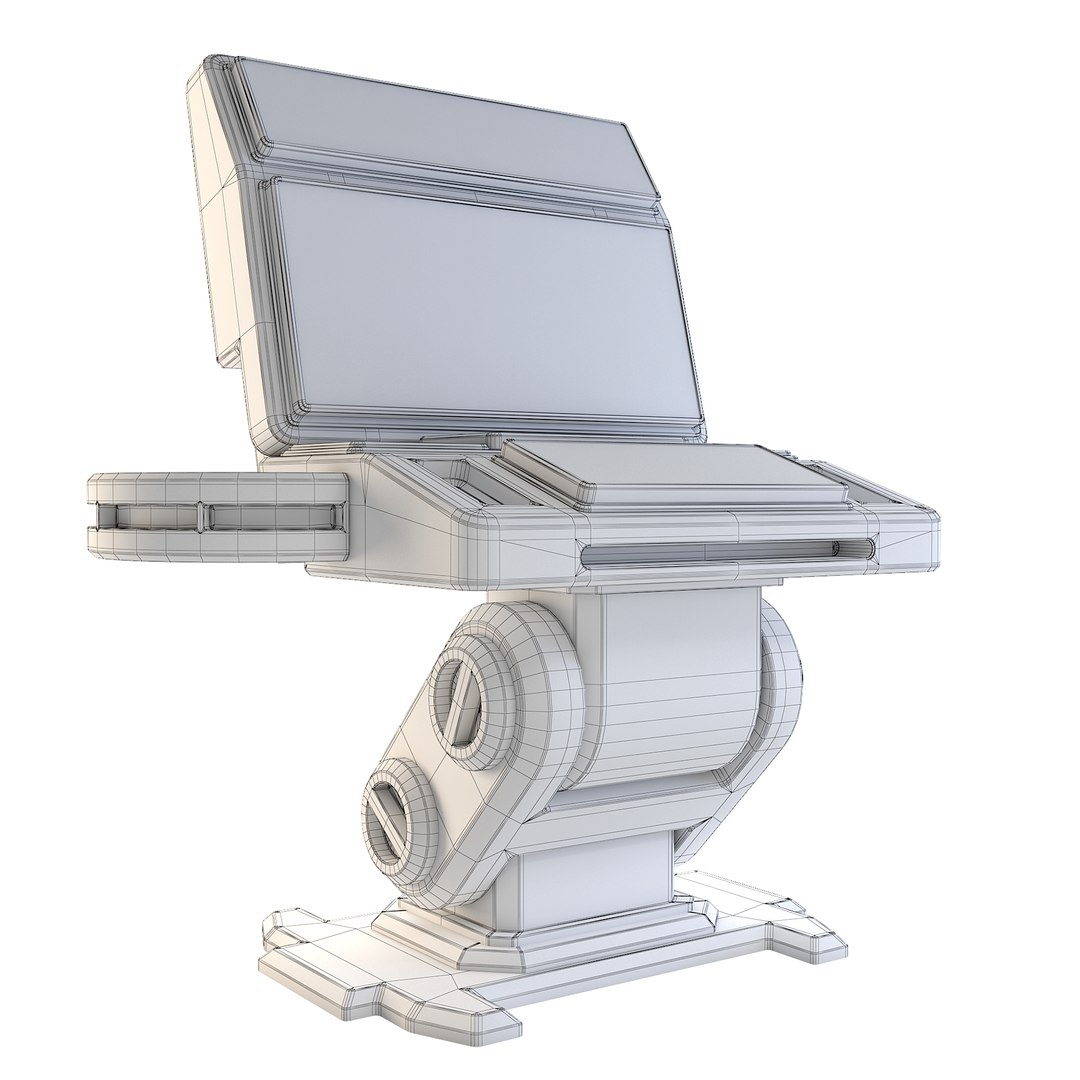 Space Station Computer 3D Model - TurboSquid 2199279