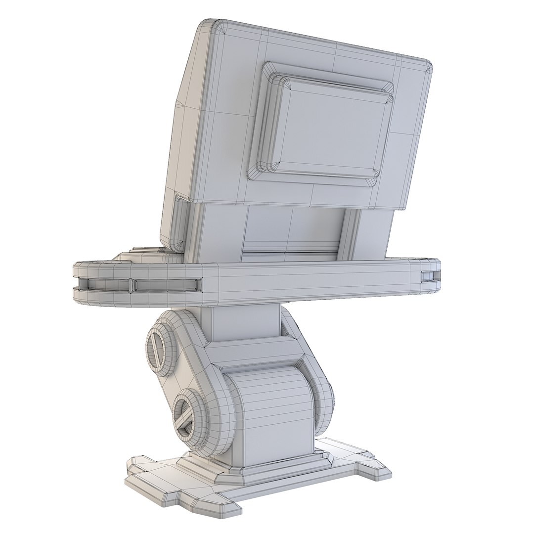 Space Station Computer 3D Model - TurboSquid 2199279