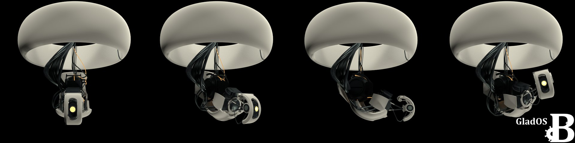 Free Glados 3d Model