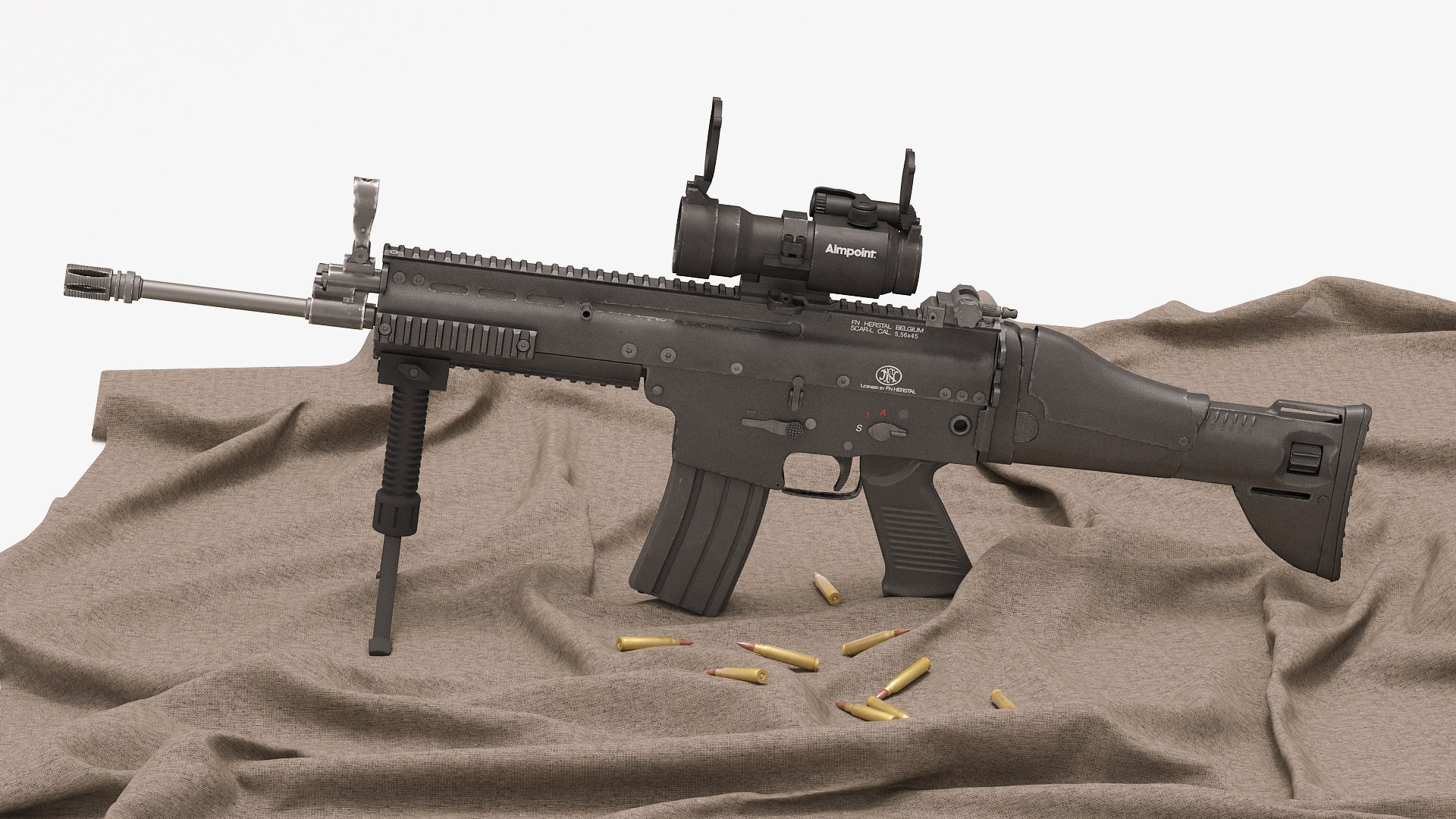 combat assault rifle fn scar max