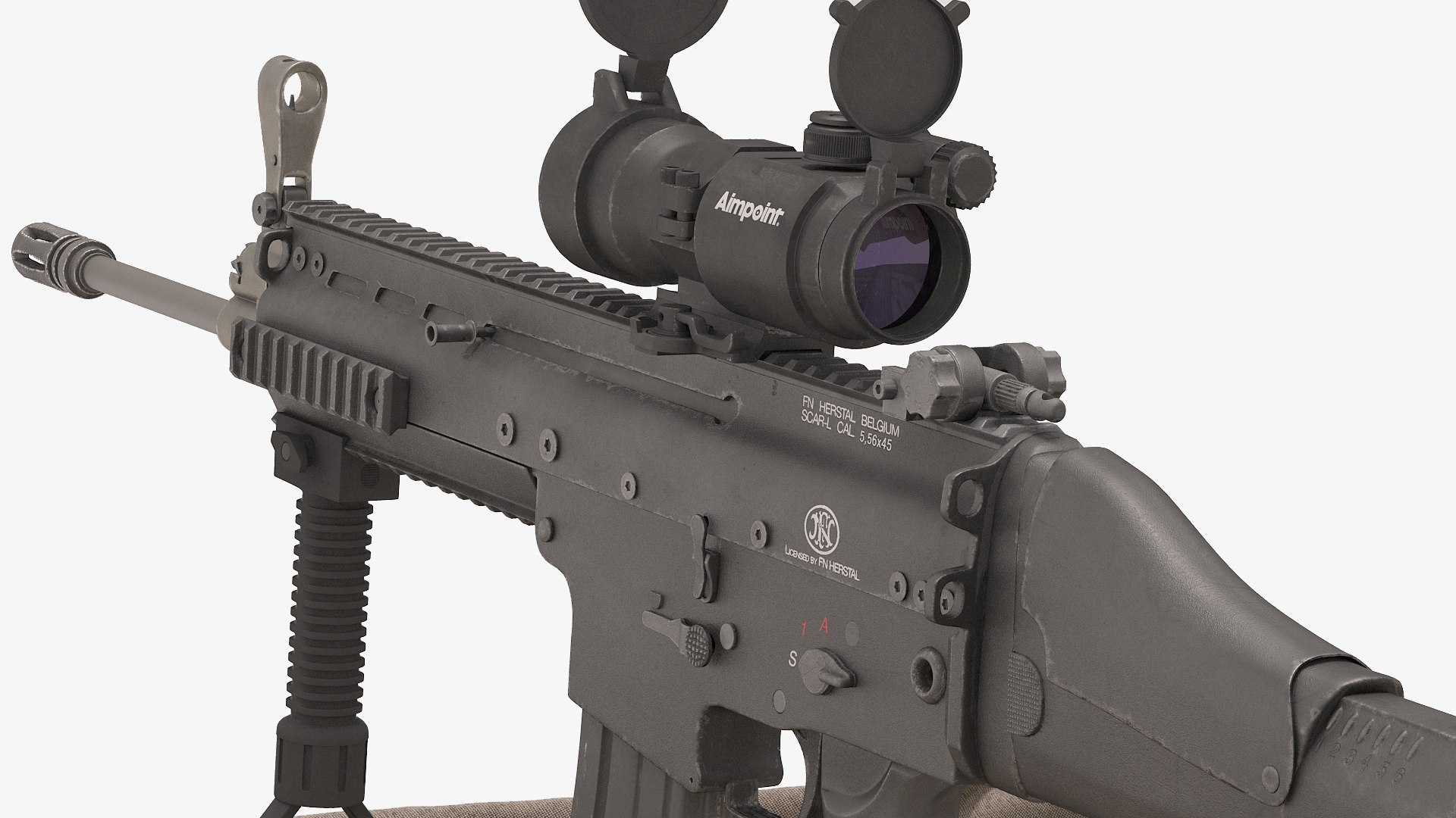 combat assault rifle fn scar max