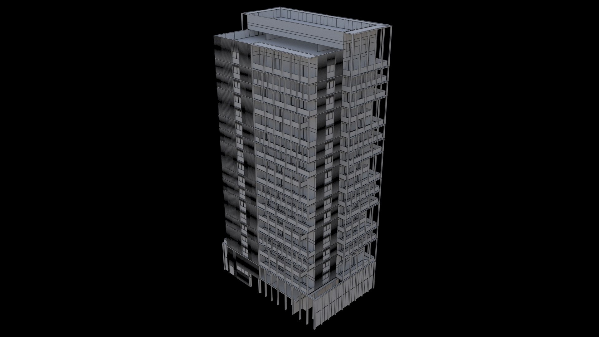 Building_modern_generic_32 3D Model - TurboSquid 2312269