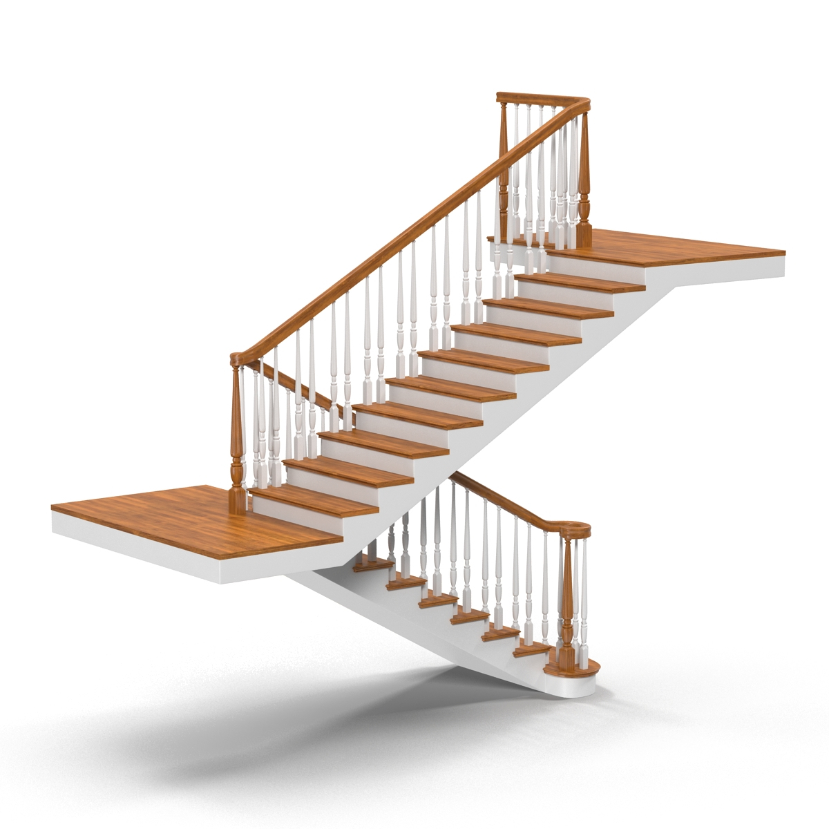 3d model of stairs set build