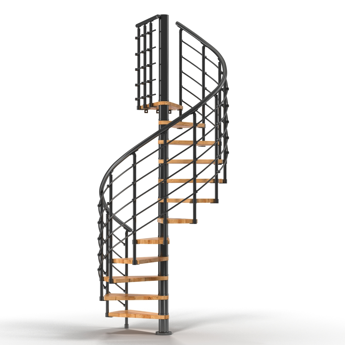 3d model of stairs set build