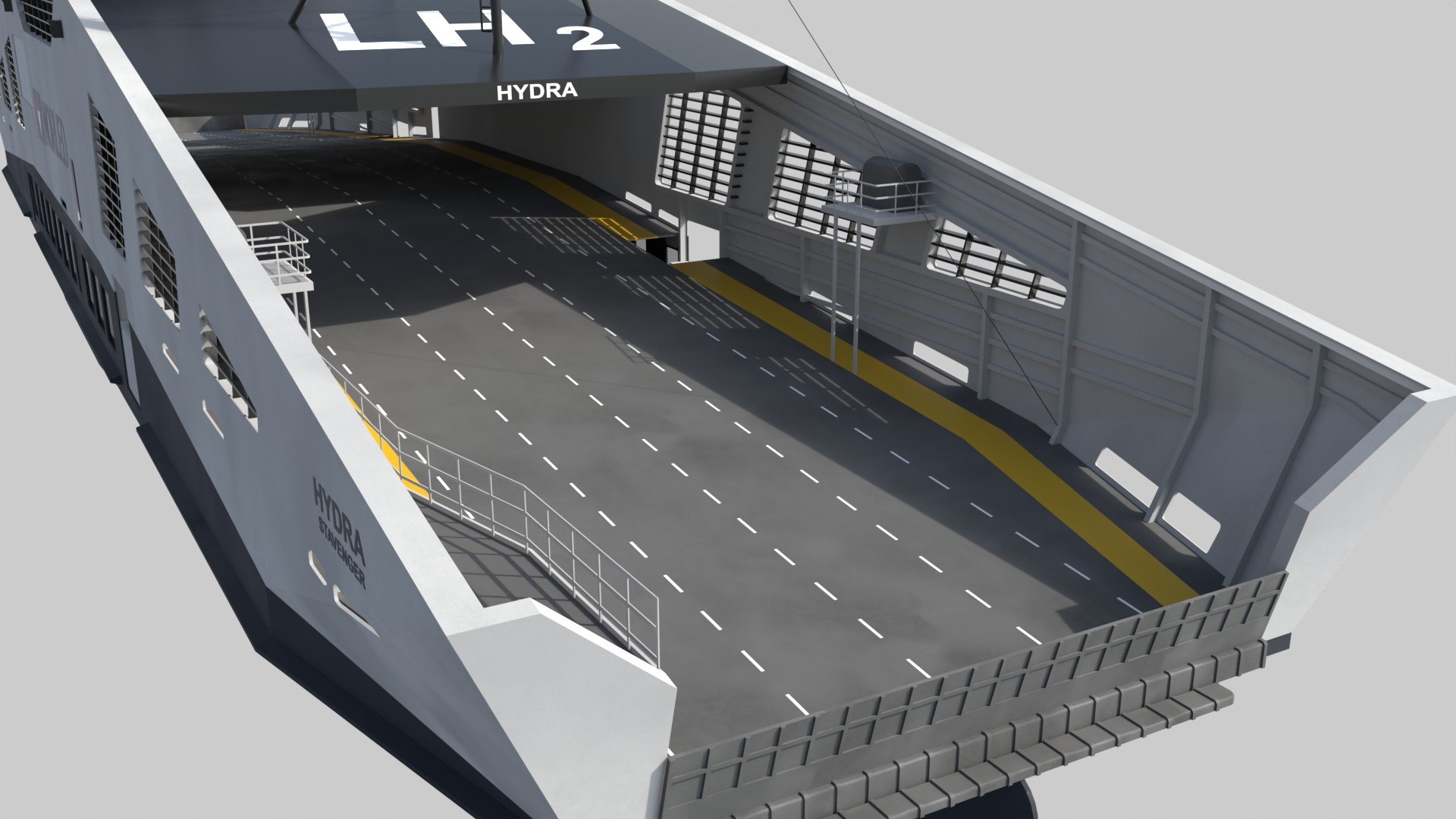 3D Hydrogen-powered Ship Hydra Model - TurboSquid 2136239