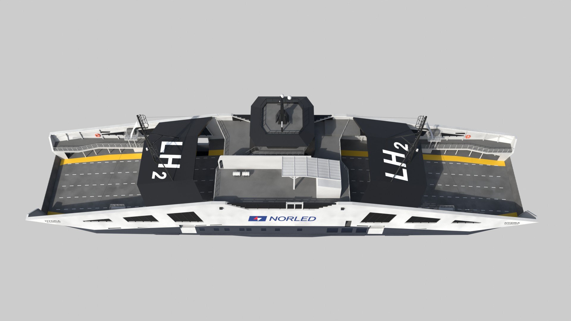 3D Hydrogen-powered Ship Hydra Model - TurboSquid 2136239