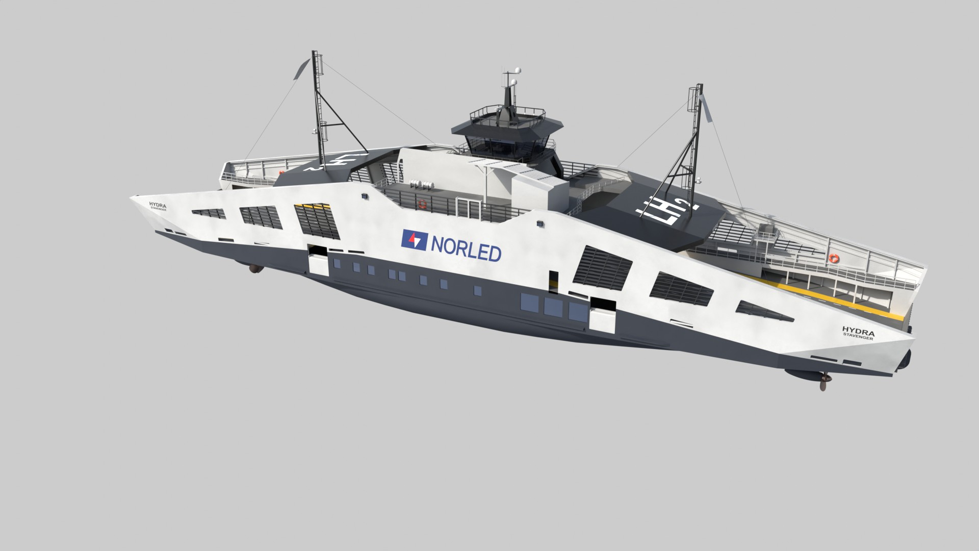 3D Hydrogen-powered Ship Hydra Model - TurboSquid 2136239