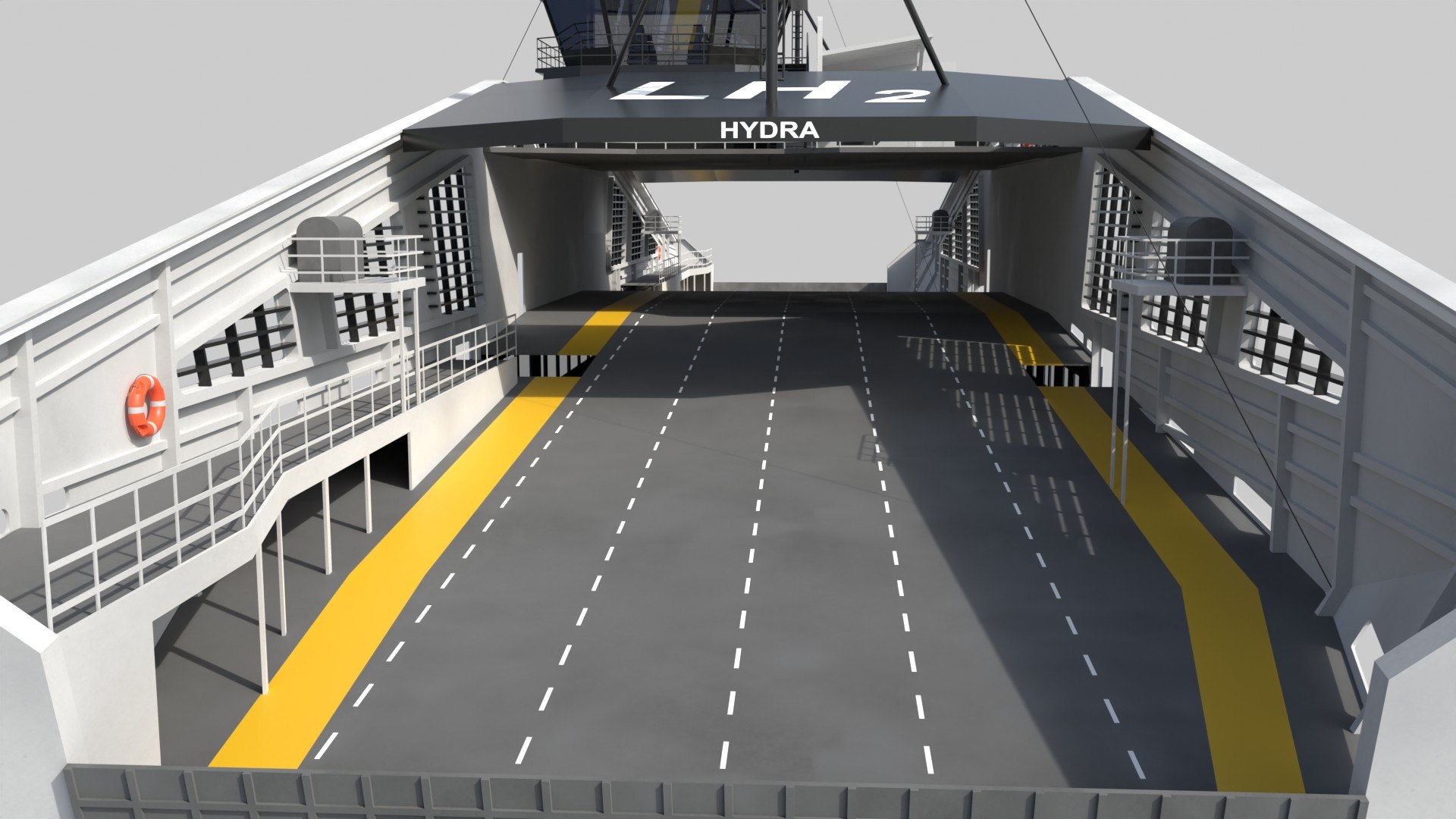 3D Hydrogen-powered Ship Hydra Model - TurboSquid 2136239