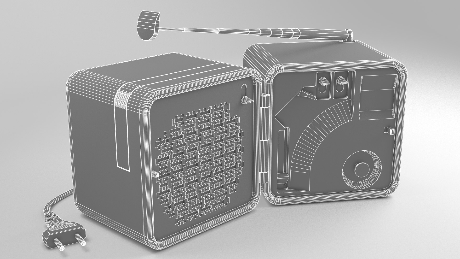 Brionvega Radio Blender 3d Obj