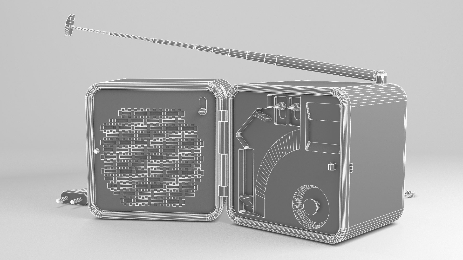 Brionvega Radio Blender 3d Obj