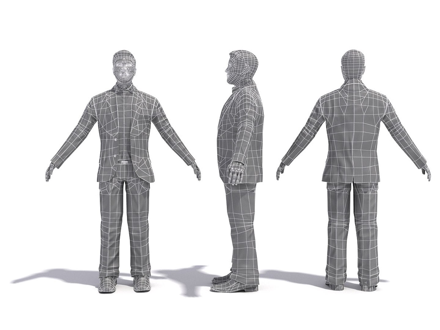 people 1 male 3d model
