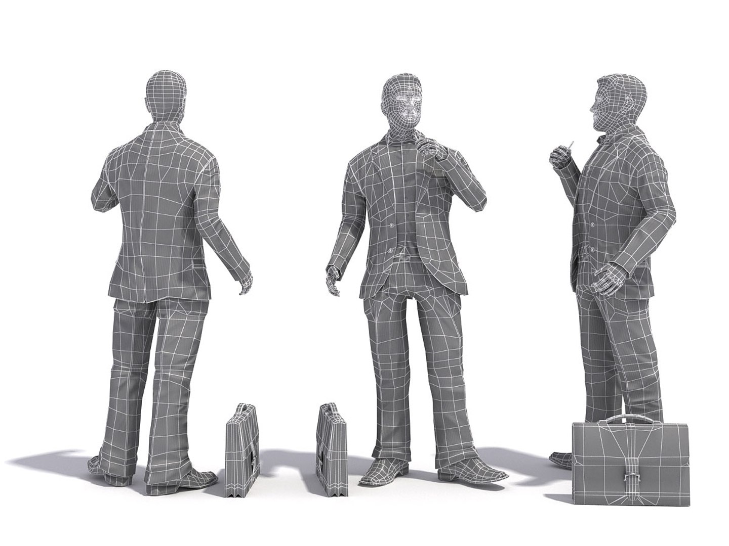 people 1 male 3d model