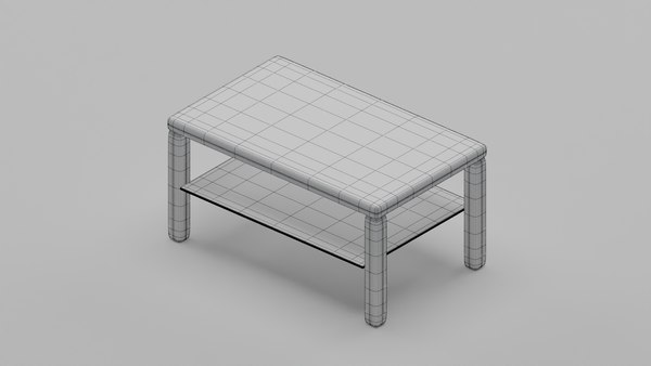 3D model Cartoon Coffee Table - TurboSquid 1951351