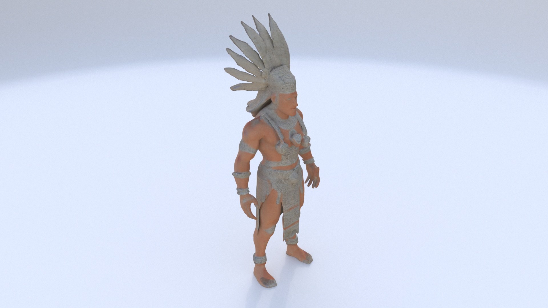 Aztec Character A 3D - TurboSquid 2328527