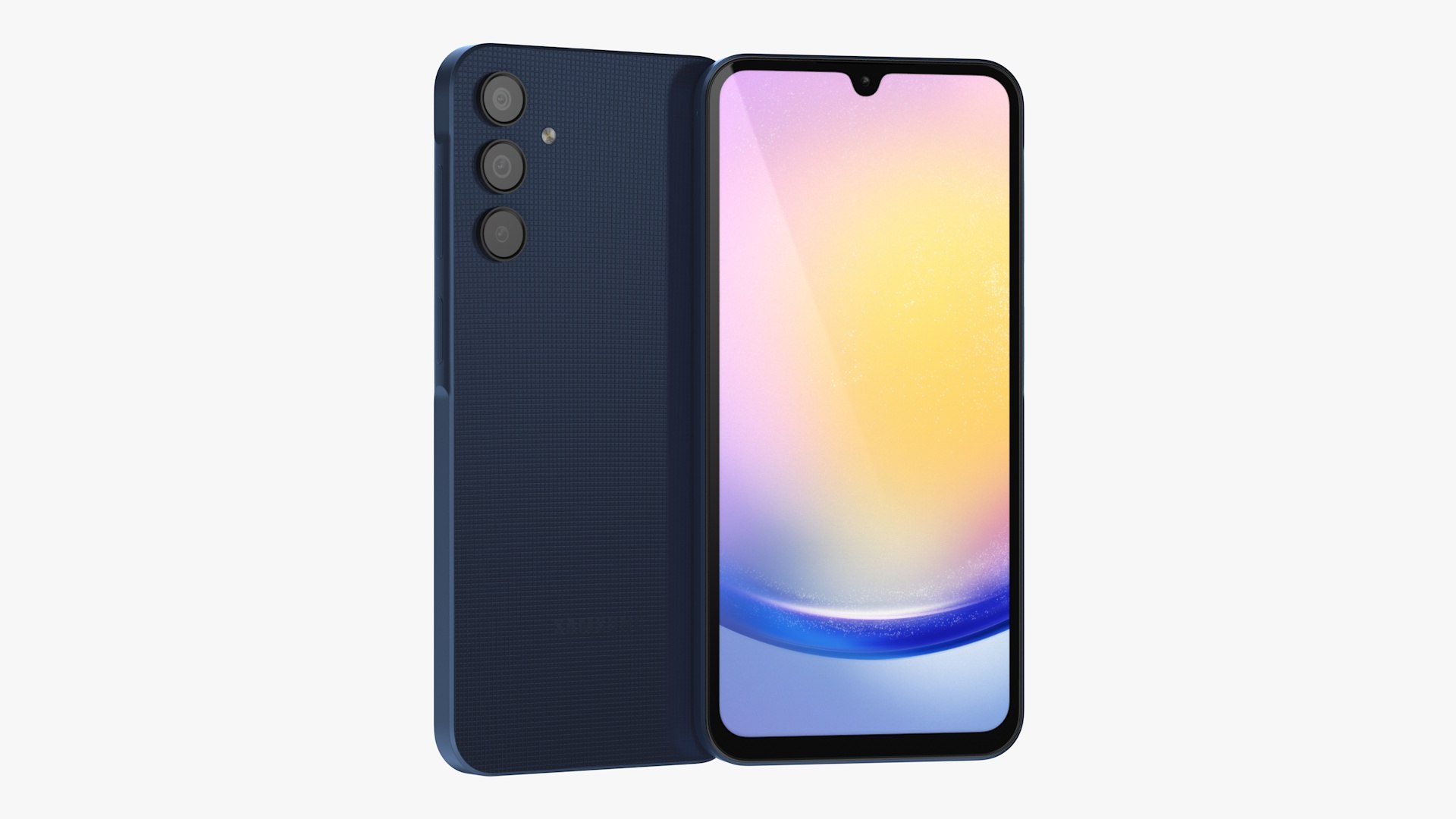 Samsung Galaxy A25 5G Blue Black 3D - TurboSquid 2167387