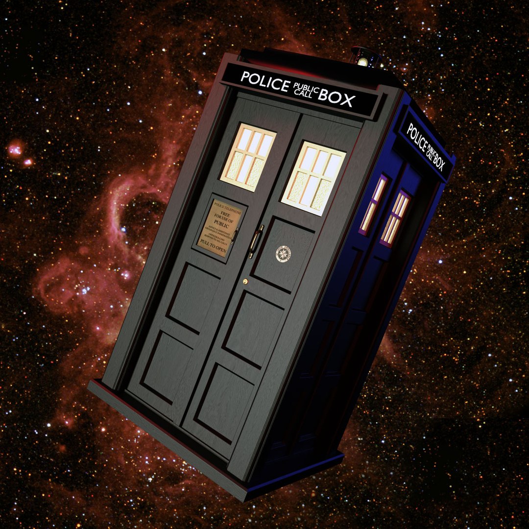 Obj British Police Public Box