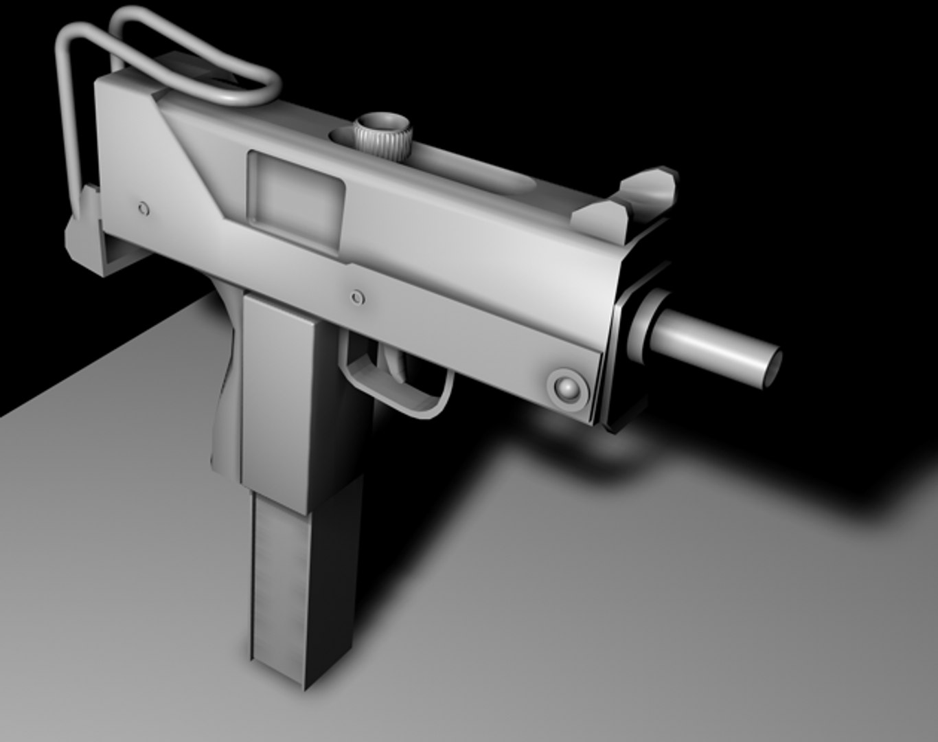 mac 10 3d model
