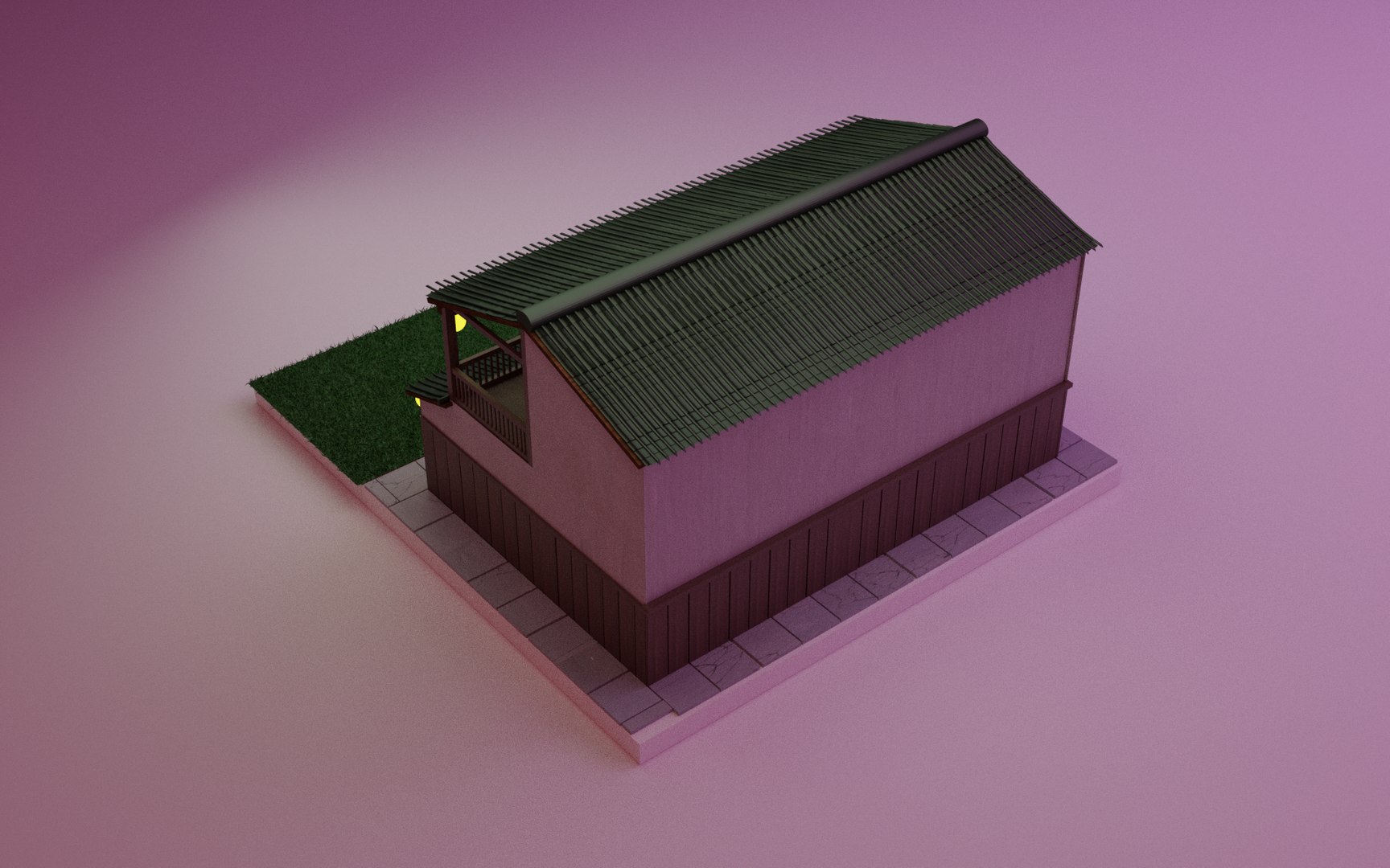 3D Model Japanese House Low-poly 3D Model - TurboSquid 1774684