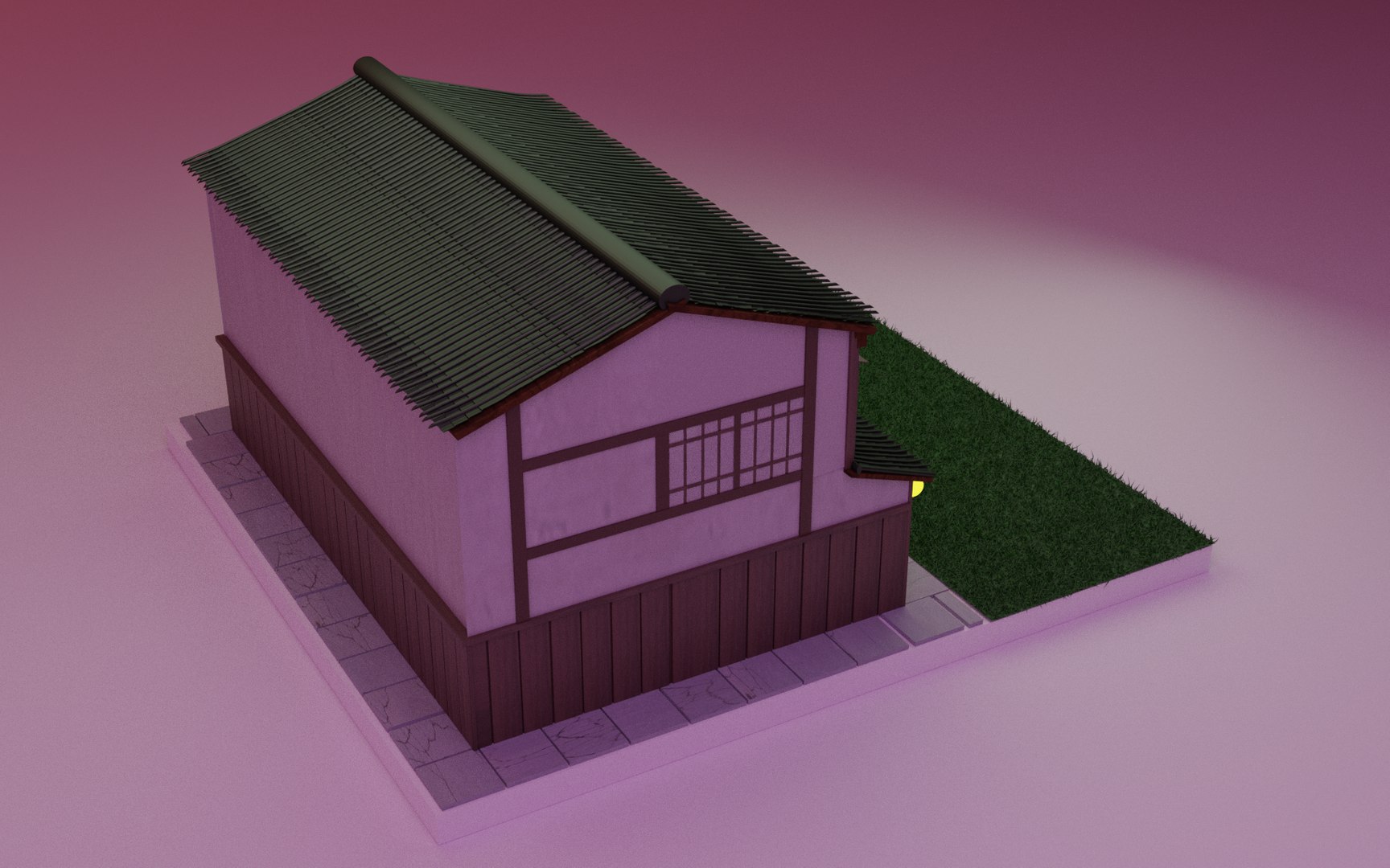 3D Model Japanese House Low-poly 3D Model - TurboSquid 1774684