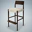 Forms Bar Stool HD 3D Model - TurboSquid 2355749