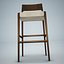 Forms Bar Stool HD 3D Model - TurboSquid 2355749