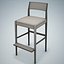 Forms Bar Stool HD 3D Model - TurboSquid 2355749