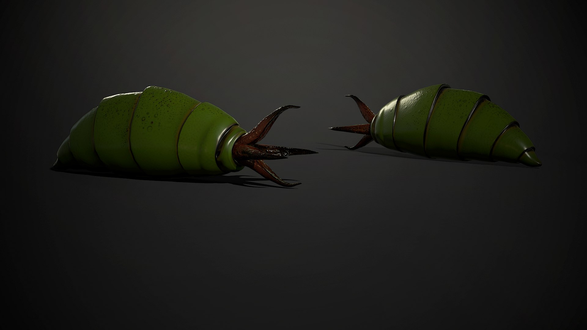 3D Worm creature1 model - TurboSquid 2126180