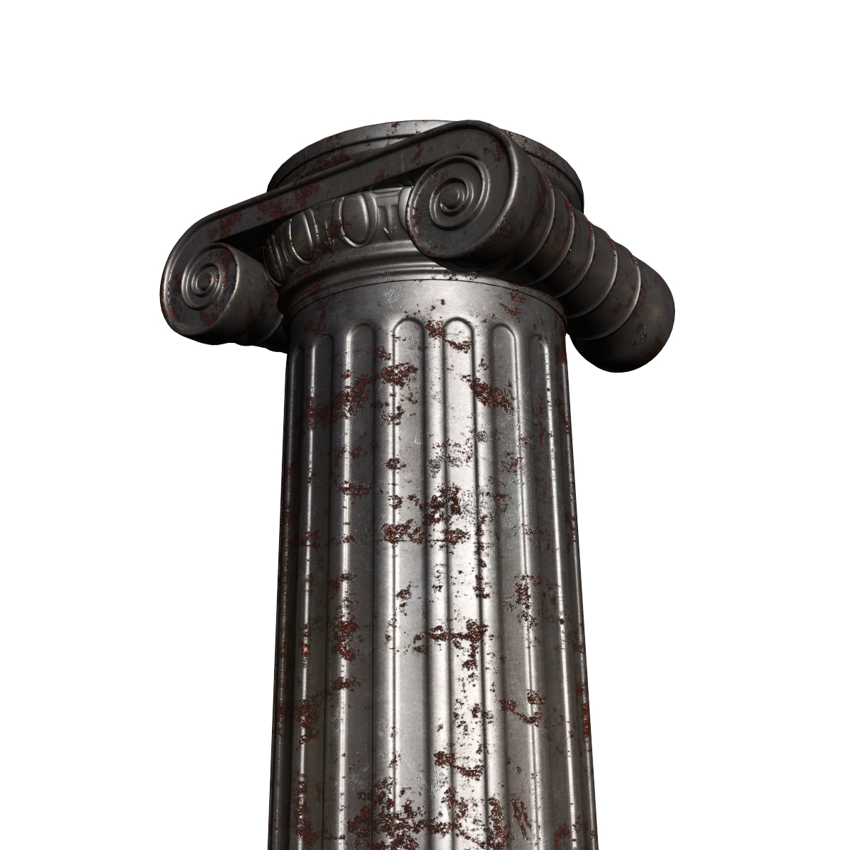 3D metal column model - TurboSquid 1252684