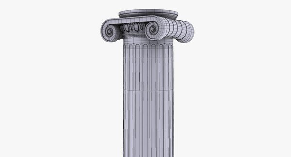 3D metal column model - TurboSquid 1252684
