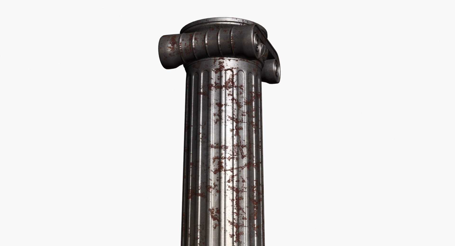 3D metal column model - TurboSquid 1252684