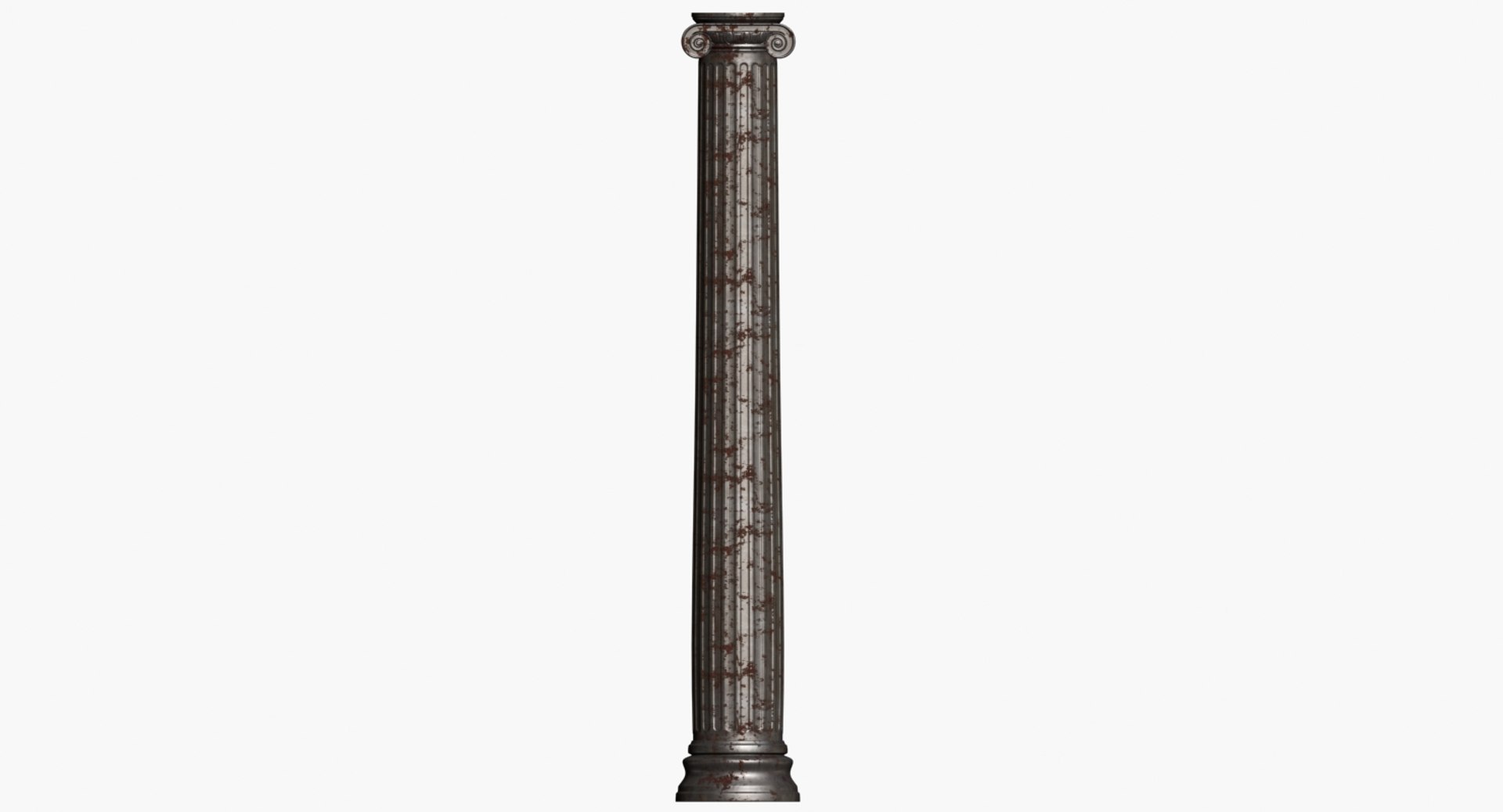 3D metal column model - TurboSquid 1252684