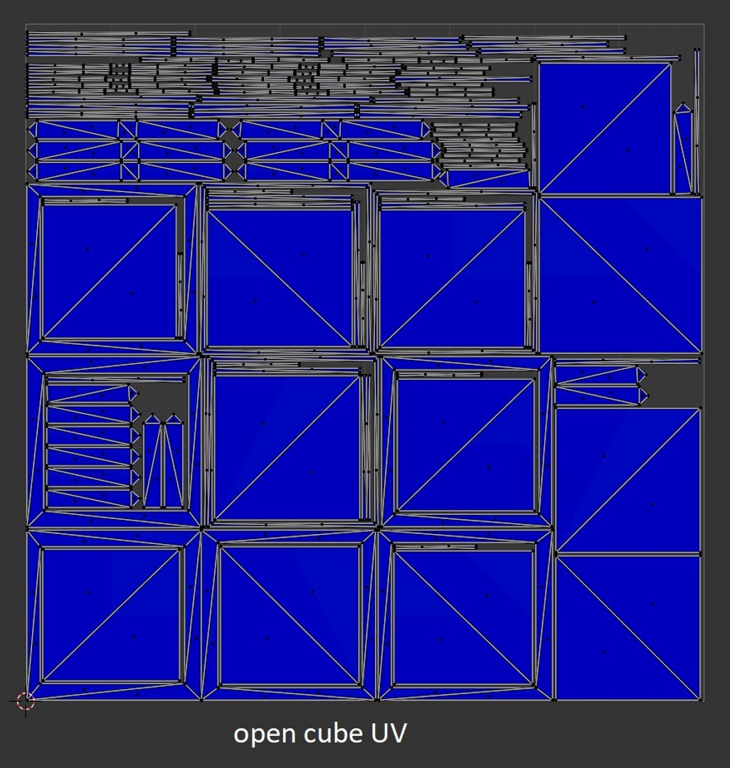 Wooden Low Poly Cube 3D Model - TurboSquid 1939690