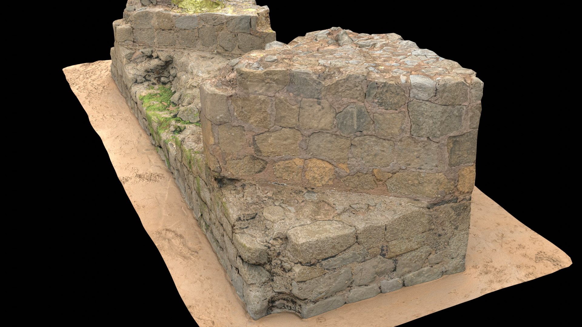 3D Old Stone Ruin 16K - TurboSquid 1952681