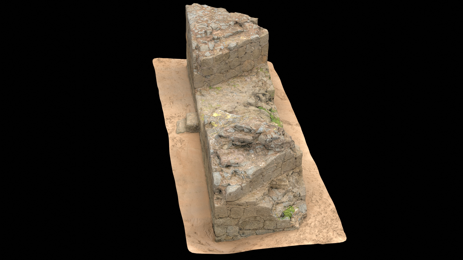 3D Old Stone Ruin 16K - TurboSquid 1952681