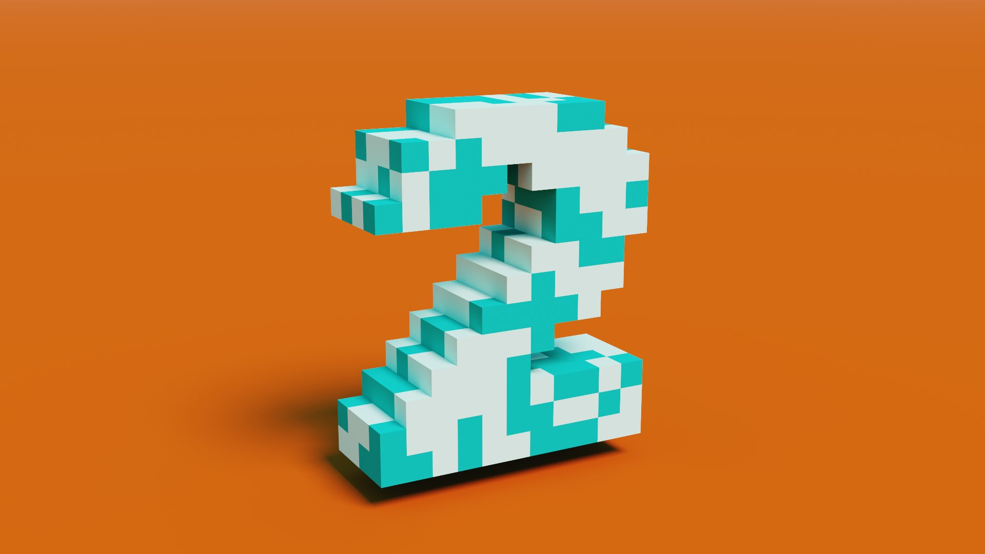 Voxel Numbers 3D - TurboSquid 1816134