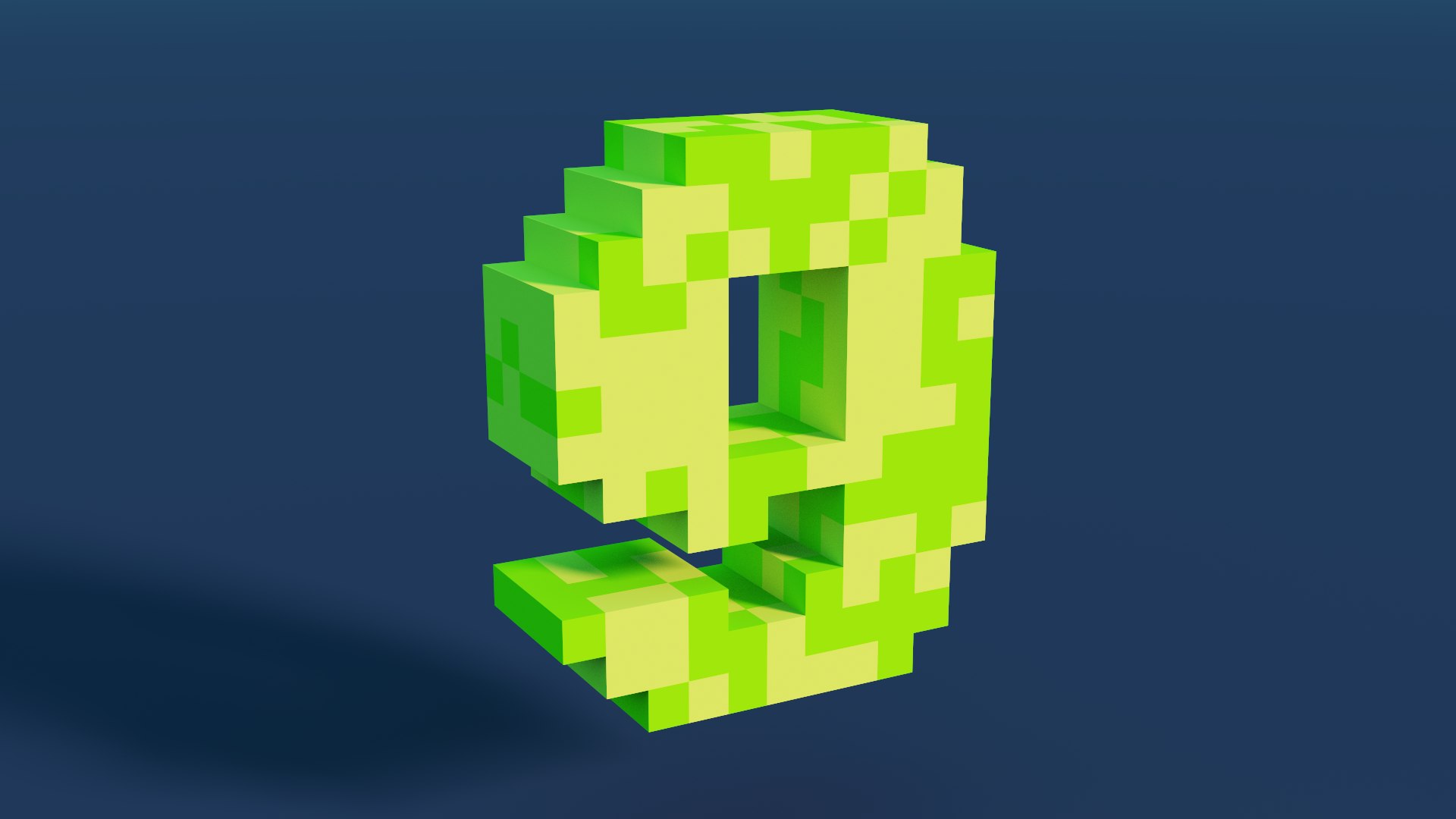 Voxel Numbers 3D - TurboSquid 1816134