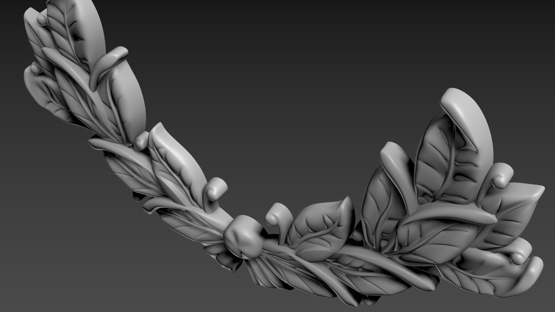 3D Branch With Leaves - TurboSquid 2145253
