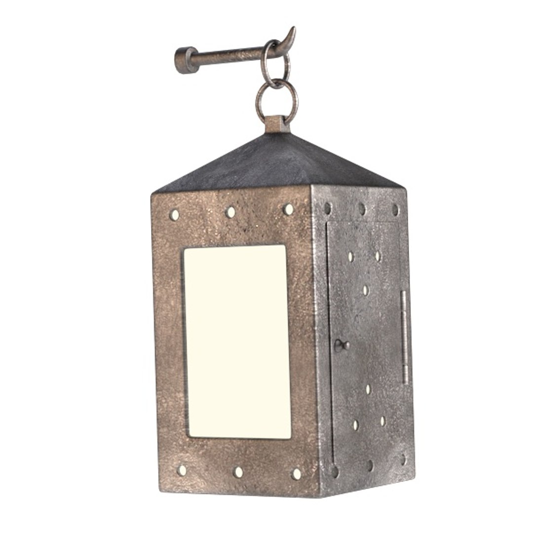 Medieval Lamp 3d Model