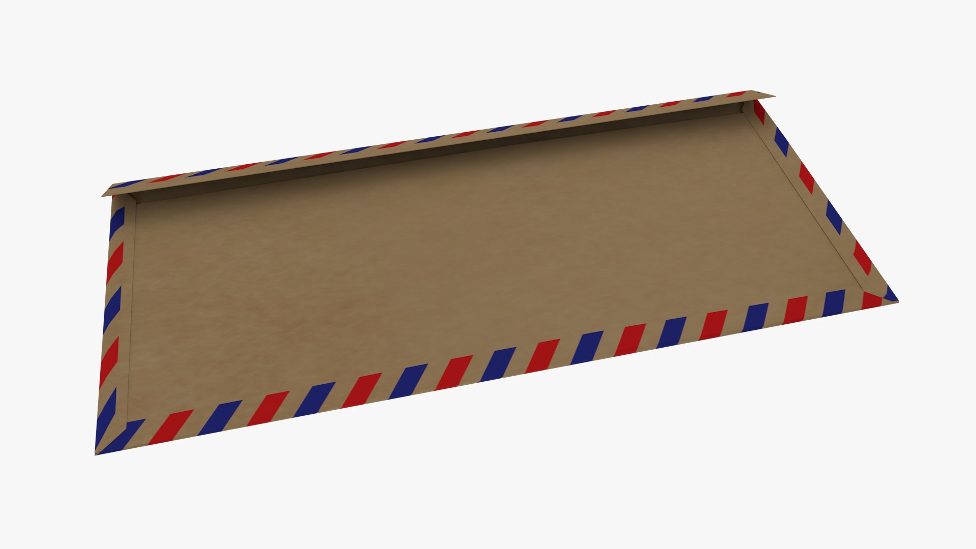 Air Mail Window Envelope Size DL Style WALLET 3D Model - TurboSquid 2248162