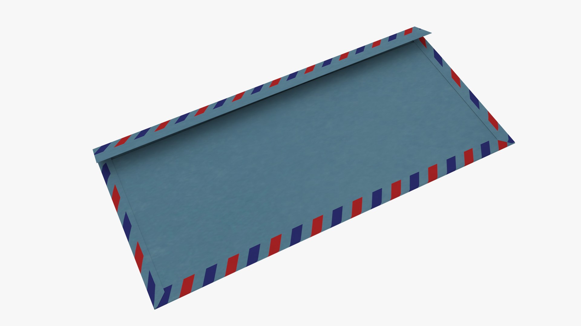 Air Mail Window Envelope Size DL Style WALLET 3D Model - TurboSquid 2248162