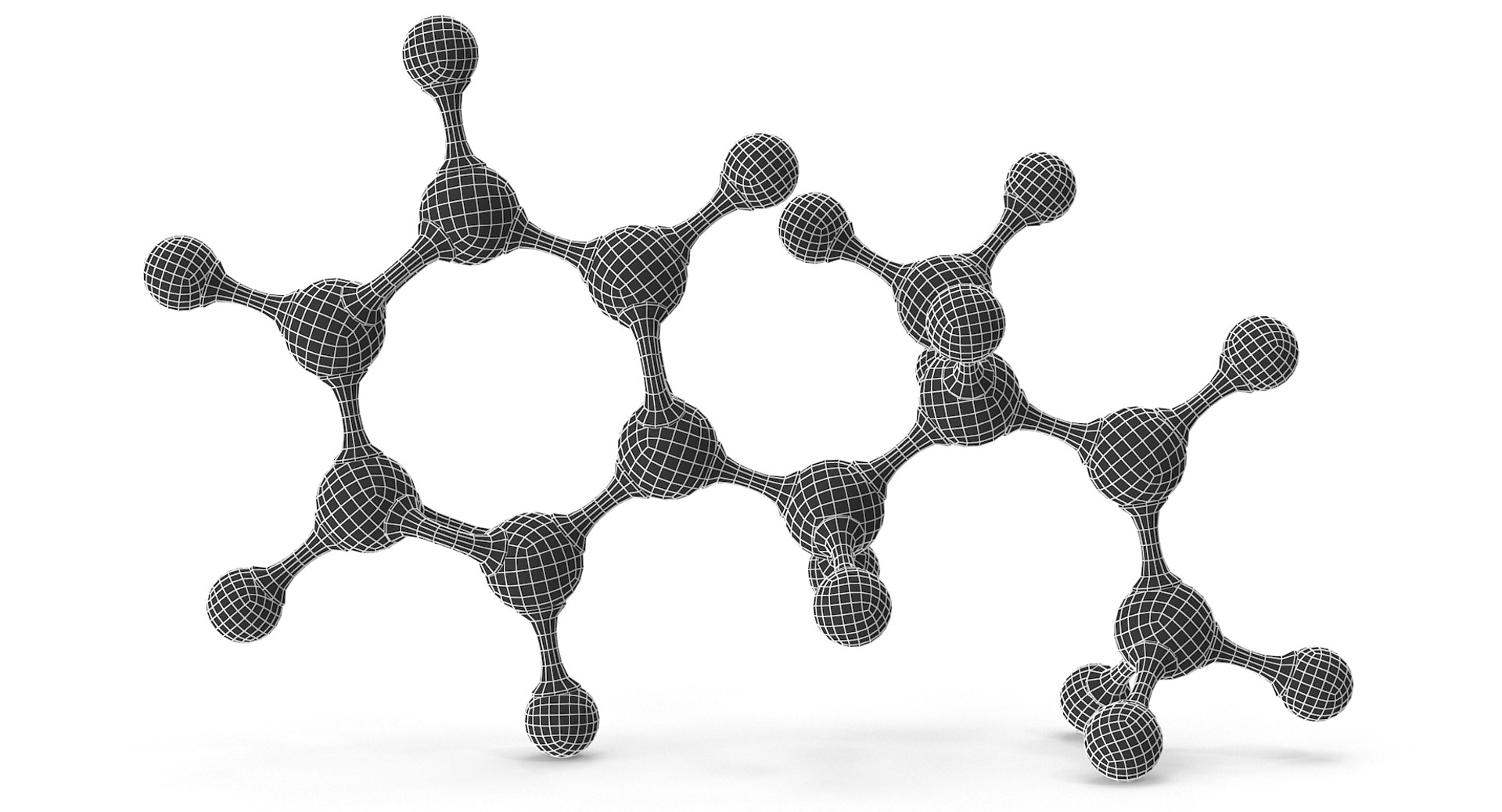 3D Model Methamphetamine Molecular Meth - TurboSquid 1372221