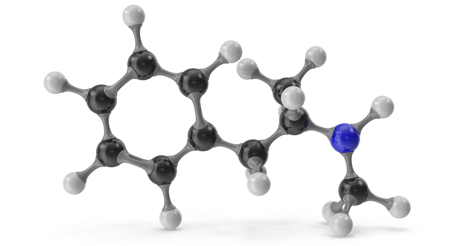 3D Model Methamphetamine Molecular Meth - TurboSquid 1372221